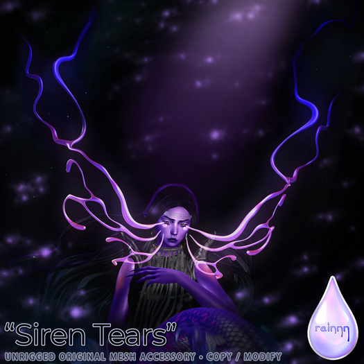 Second Life Marketplace - rainnn - Siren Tears [FATPACK]